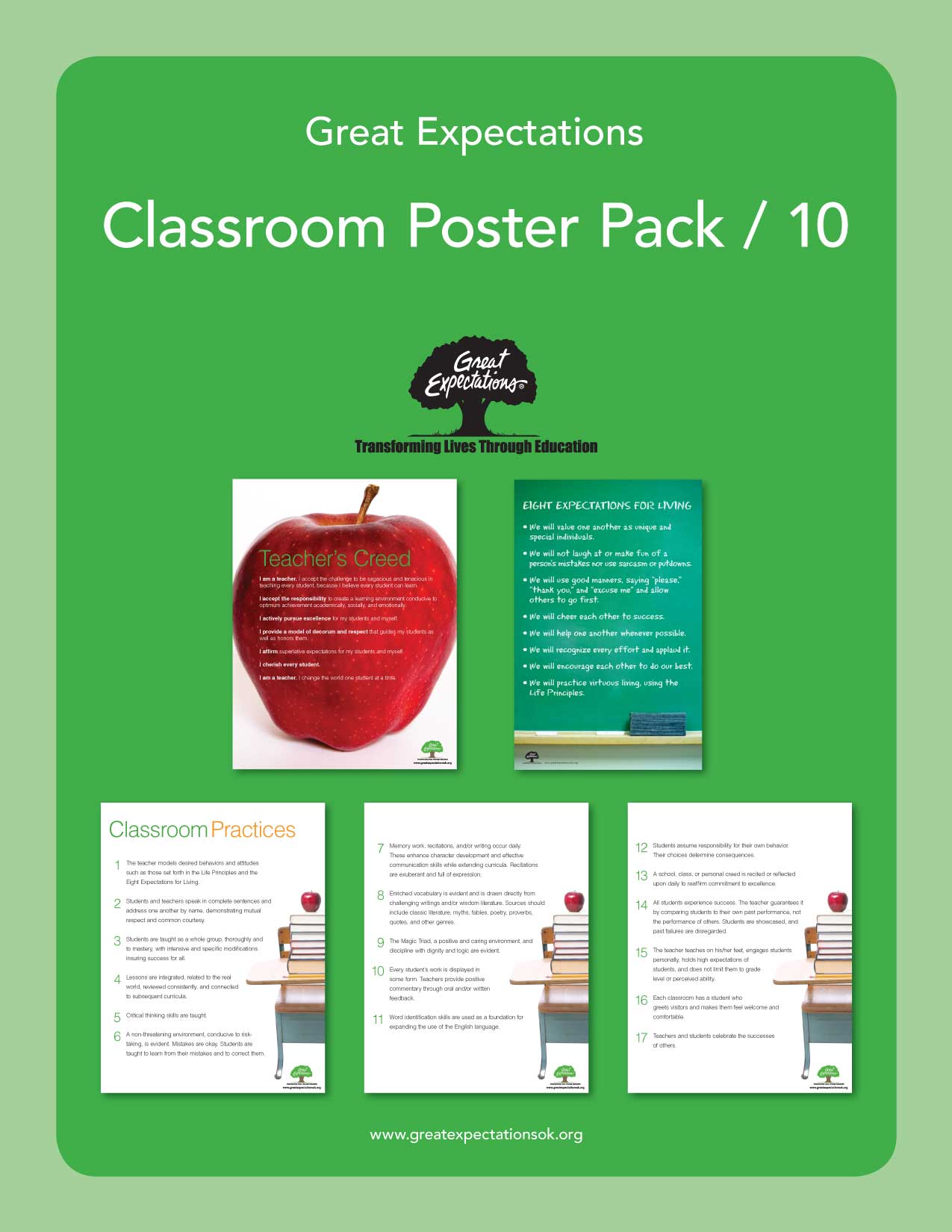 Classroom Poster Pack – GE Merchandise